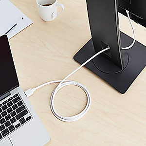 Amazon Basics CL3 Rated High-Speed HDMI Cable (18 Gbps, 4K/60Hz) - 6 Feet, White