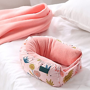 VTOSEN 3in1 U Shape Neck Shoulder Pillow Blanket Scarf for Home Office Travel, Chair Cushions for Dining Chairs, Kitchen Chair Pads