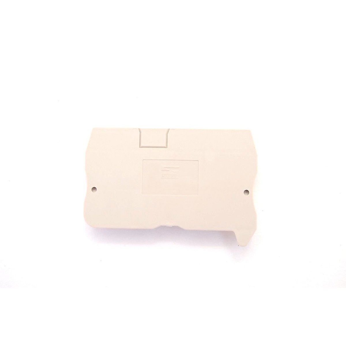 Dinkle AK2.5C DIN Rail Terminal Block End Cover for AK1.5 and AK2.5, Pack of 100