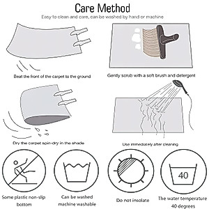 BSIKIE Summer Ocean Beach Theme Area Rug, Blue Water Waves Indoor Non Slip Throw Accent Rug, Machine Washable Breathable Durable Carpet for Room Sofa Living Room Home Decor - 6 ft x 9 ft, Style-18