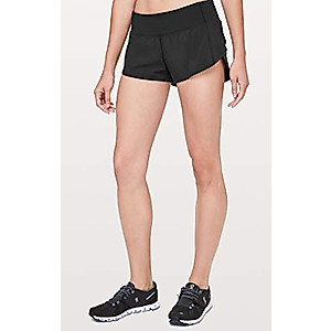 Lululemon Run Speed Up Short (Black, 4)