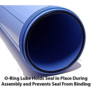 Kinetic Wares 151122 Oring Compatible with Big Blue, Pentek Pentair O-Ring OEM Size 6 Pcs w/Dow Molykote 111 O-Ring Lubricant and Scratch Free O-Ring Pick