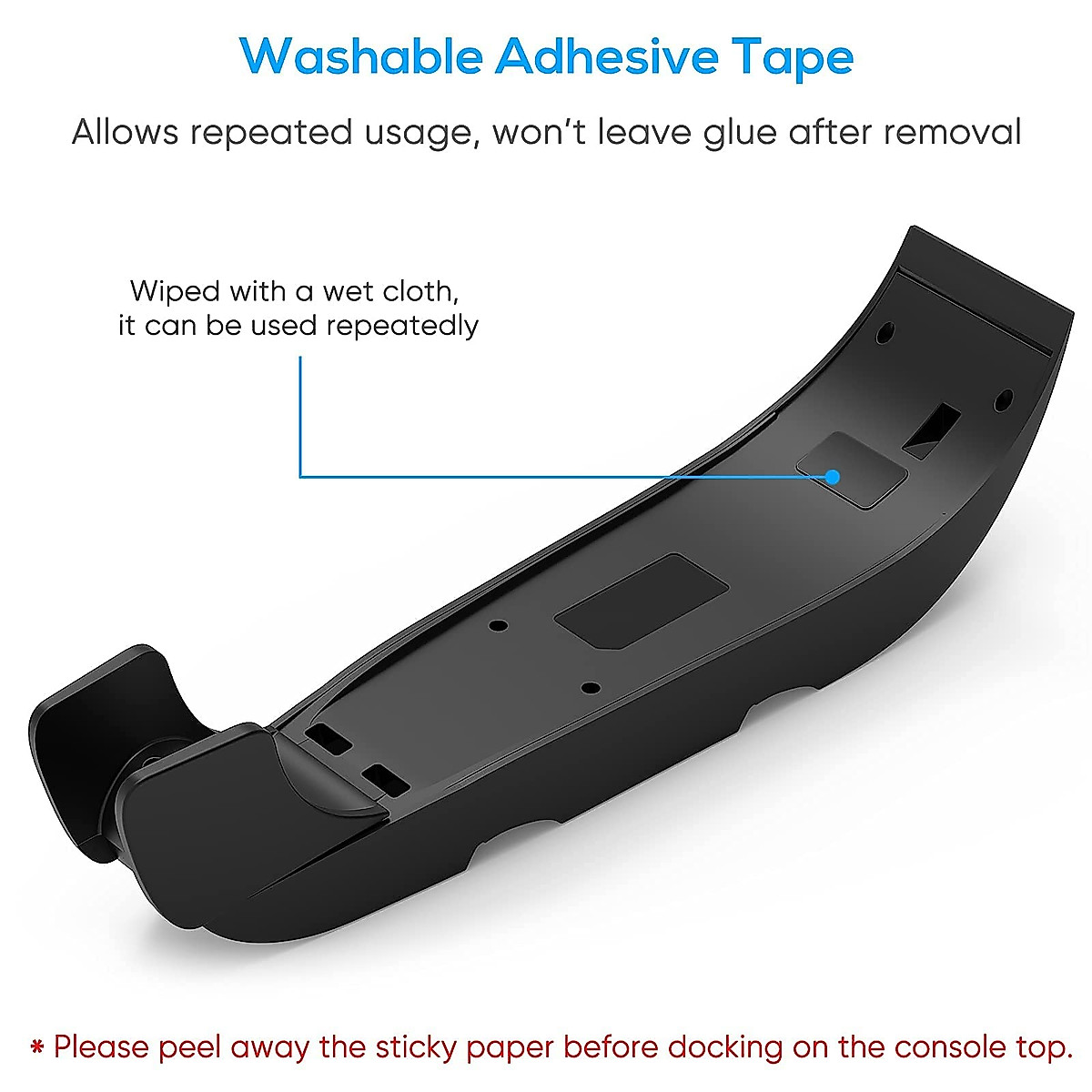 Controller Charging Station for PS5, YUANHOT Dual Purpose Fast Controller Charger Dock Accessories Compatible with PlayStation 5, Replacement for DualSense Charging Station - Black