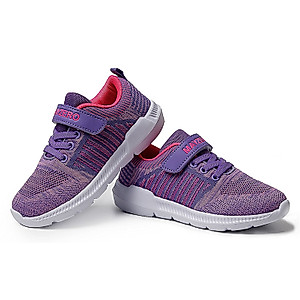 MAYZERO Kids Tennis Shoes Boys Girls Breathable Running Shoes Fashion Sneakers