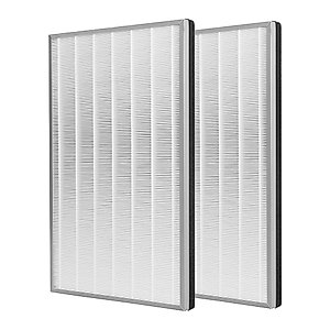 FCFMY 2 Pack Upgraded 3-in-1 Carbon HEPA HE601 Replacement Filter for Shark Air Cleaner Purifier 6 (HE601 & HE602) Part # HE6FKPET