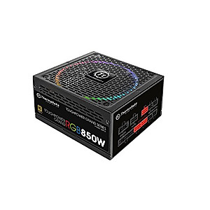Thermaltake Toughpower Grand RGB 850W 80+ Gold Smart Zero 256-Color RGB Fan Fully Modular Power Supply 10 Yr Warranty PS-TPG-0850FPCGUS-R