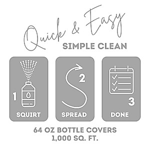 Quick Shine Multi Surface Floor Finish 64oz | Cleaner & Polish to use on Hardwood, Laminate, Luxury Vinyl Plank LVT, Tile & Stone | Safer Choice w/Clean Shine Technology | Protect-Refresh