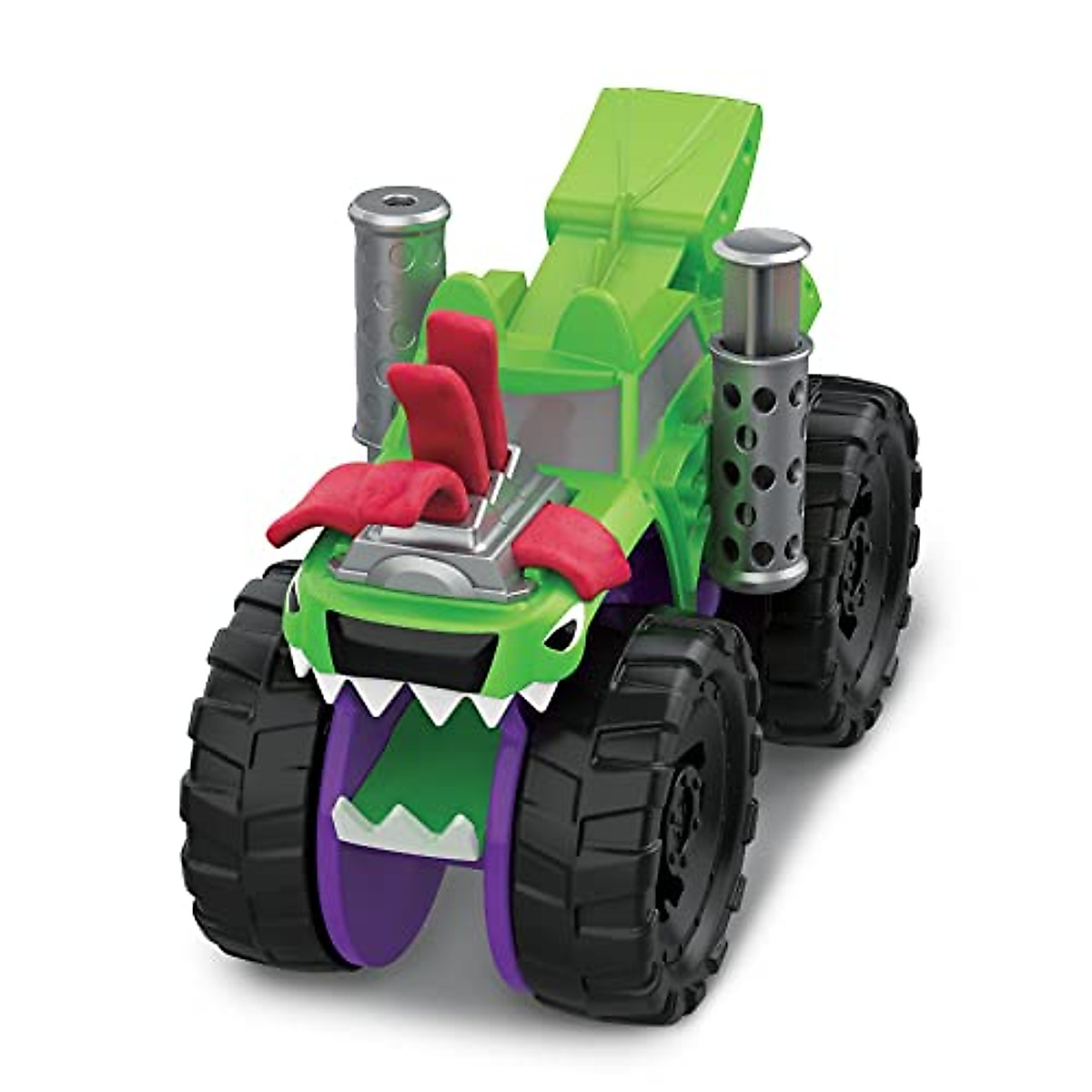 Play-Doh Wheels Chompin' Monster Truck Toy for Kids 3 Years and Up with Car Accessory and 4 Non-Toxic Colors Including Terrain Color