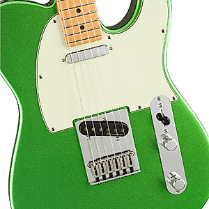 Fender Player Plus Telecaster Electric Guitar, with 2-Year Warranty, Cosmic Jade, Maple Fingerboard