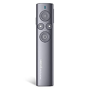 Norwii N95 Presentation Remote Designed for LED LCD Screen, Digital/Physical Laser Pointer & Air Mouse Presenter Pointer 3 Type Presenters, Support Highlighting Magnifier Timer