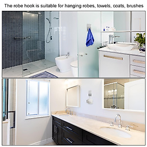 uxcell 4 Pack Shower Door Hook, Double Sided Shower Towel Hooks Over Door Hook for Bathroom Glass Shower Door