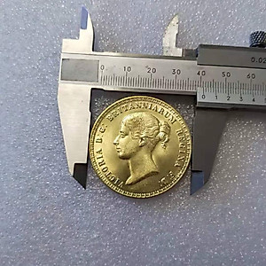 Kocreat Copy UNA and Lion 1839 Queen Victoria 5 UK Coin-Replica Great Britain Silver Dollar Pence Gold Coin Royal Souvenir Coin