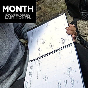 2024-2025 AT-A-GLANCE® Elevation Block-Format 13-Month Weekly/Monthly Planner, 8-1/2" x 11", Black, January 2024 to January 2025, 75950P05