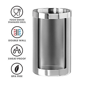 Oggi Wine Cooler, Stainless Steel