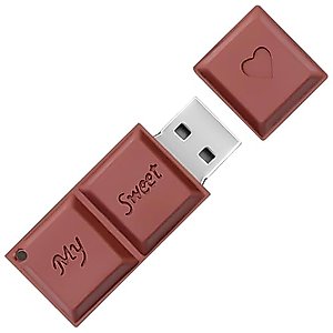 32GB USB Flash Drive Chocolate-Shaped, BorlterClamp Novelty USB Drive Thumb Drive Memory Stick for External Data Storage