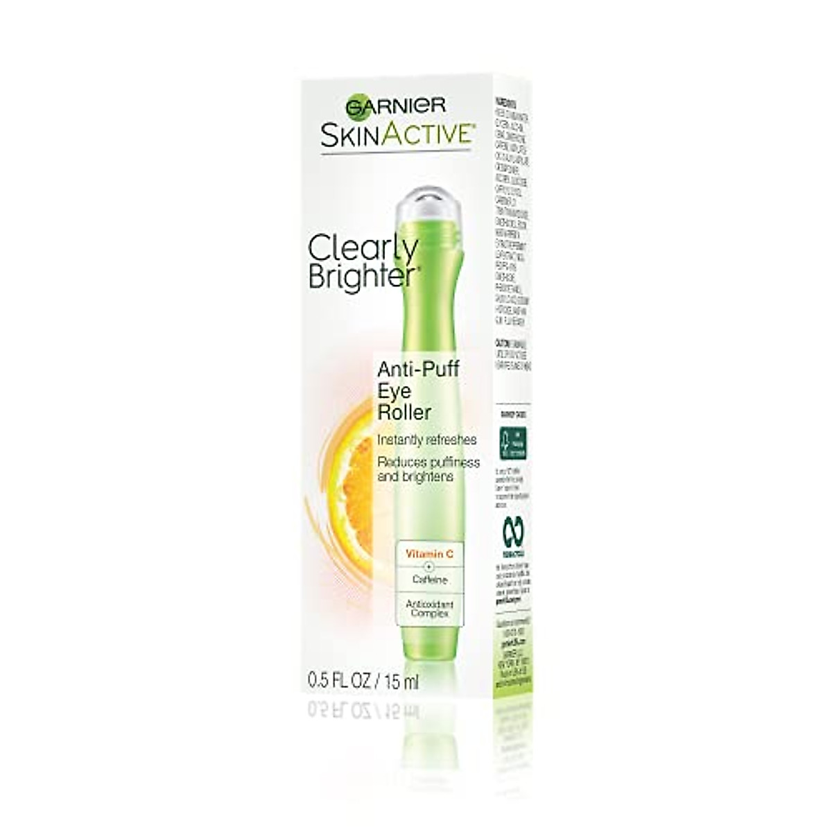 Garnier SkinActive Clearly Brighter Anti-Puff Eye Roller, 0.5 Ounce