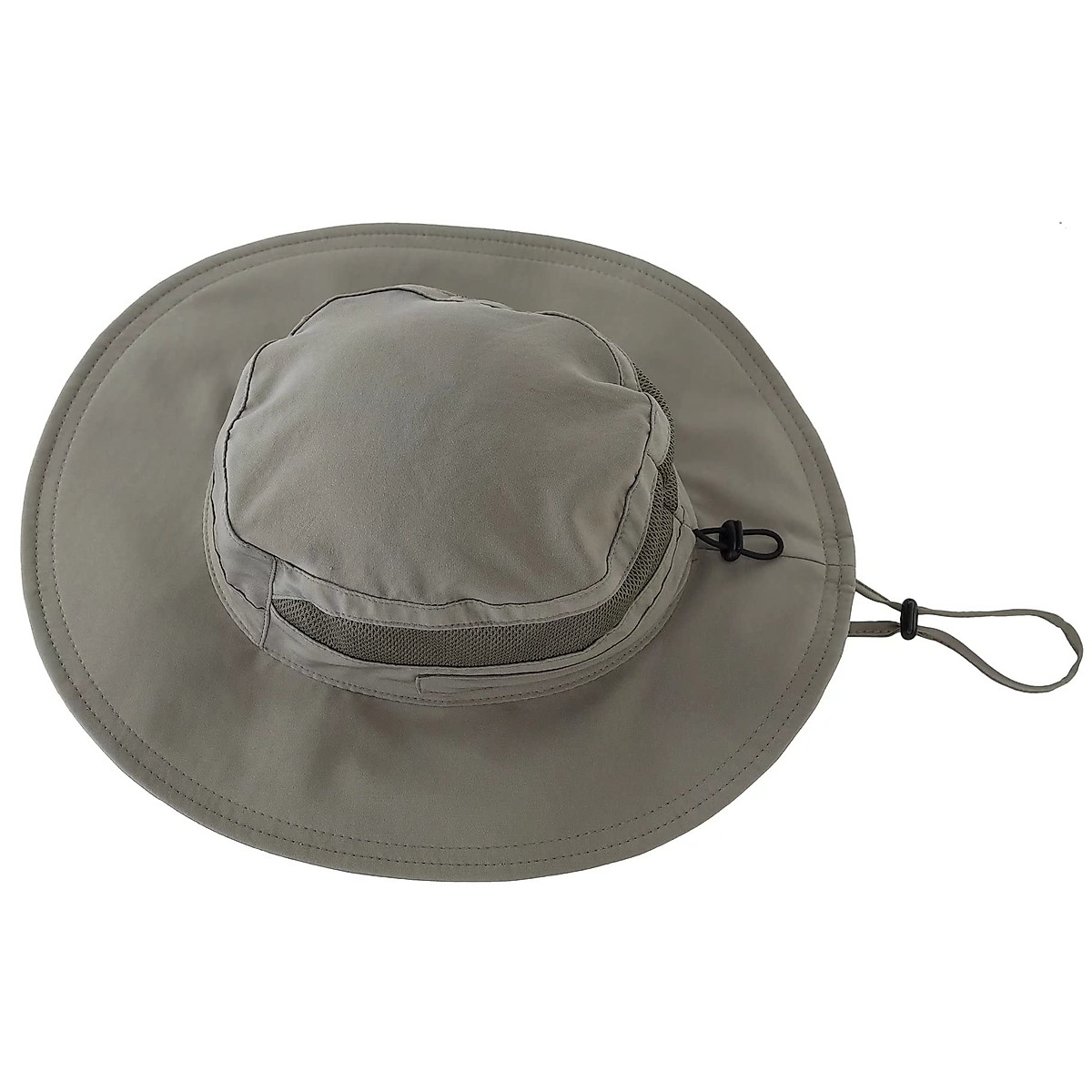 Connectyle Baby Boys Summer Sun Hat UPF 50+ Wide Brim Beach Hat Kids Bucket Fishing Hat S Army Green