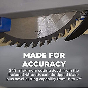 Kreg ACS2000 Adaptive Cutting System, Saw & Guide Track Kit - Circular Saw with Guide Rail System - Aluminum Saw Guide Track - Carpenter Tools