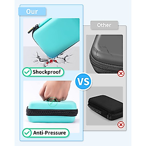 Memoking Sticker Printer - Mini Thermal Printer, T02 Sticker Maker Machine, Portable Bluetooth Pocket Phone Printer and Case, Green