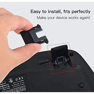 2PCS Keyboard Stand Feet Legs Replacement for Logitech K350 MK550 MK570 Wireless Wave Keyboard Accessories, Logitech K350 MK550 MK570 Keyboad Stand Clips