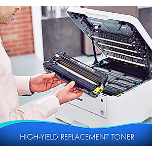 Brother RHL-L3230CDW Compact Digital Color Printer Providing Laser Printer Quality Results with Wireless Printing and Duplex Printing, Amazon Dash Replenishment Enabled (Renewed)