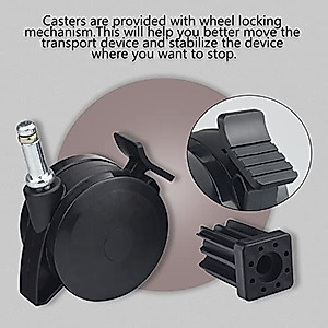 70360 Locking Caster with Insert for Weber Spirit Series 2009-2012, Genesis Series 2007-2011, and Summit Series Gas Grills 2007-2011, (Caster Diameter 2-7/8")