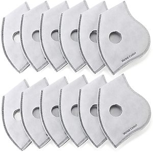 BASE CAMP Activated Carbon Replacement Filters Only for M PRO, M Plus or M Cross Mask,N Plus Mask (12filter)