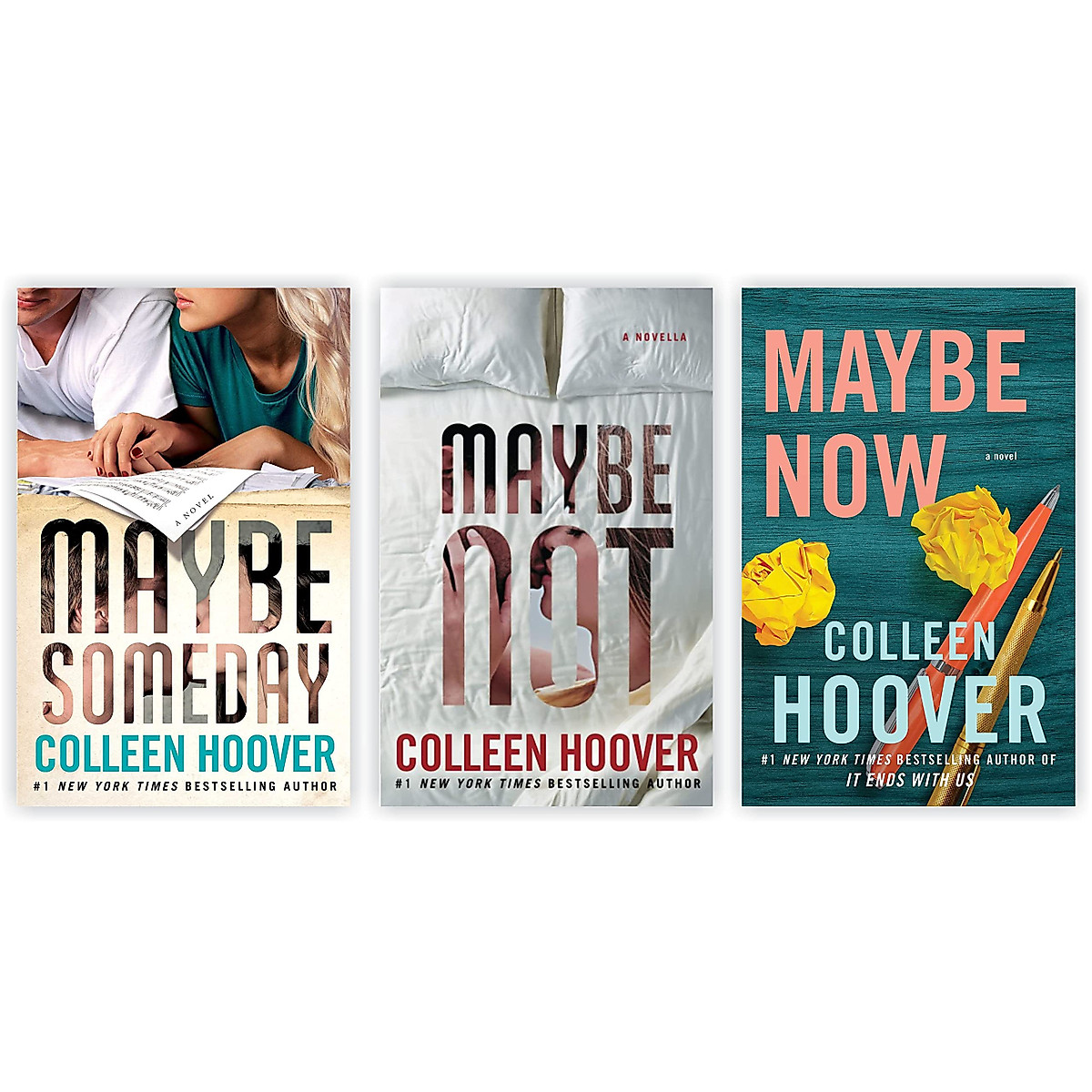 Maybe Someday 3 Books Collection Set By Colleen Hoover Maybe Someday; Maybe Not And Maybe Now