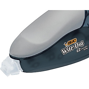 BIC Wite-Out Brand EZ Correct Grip Correction Tape, 19.8 Feet, 2-Count Pack of white Correction Tape, Fast, Clean and Easy to Use Tear-Resistant Tape Office or School Supplies