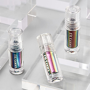 Domality Chameleon Eyeshadow Liquid Set, 3pcs Intense Color Shifting Multichrome Eyeshadow, Highly Pigment Metallic Long Lasting Quick-Drying No Creasing Eye Makeup