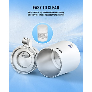 CO-Z 1.1 Gallon Water Distiller, 750W Countertop Home 4L Distilled Clean Water Maker Office Countertop Distiller Water Making Machine, Distill Distilling Water Purifier Distillers