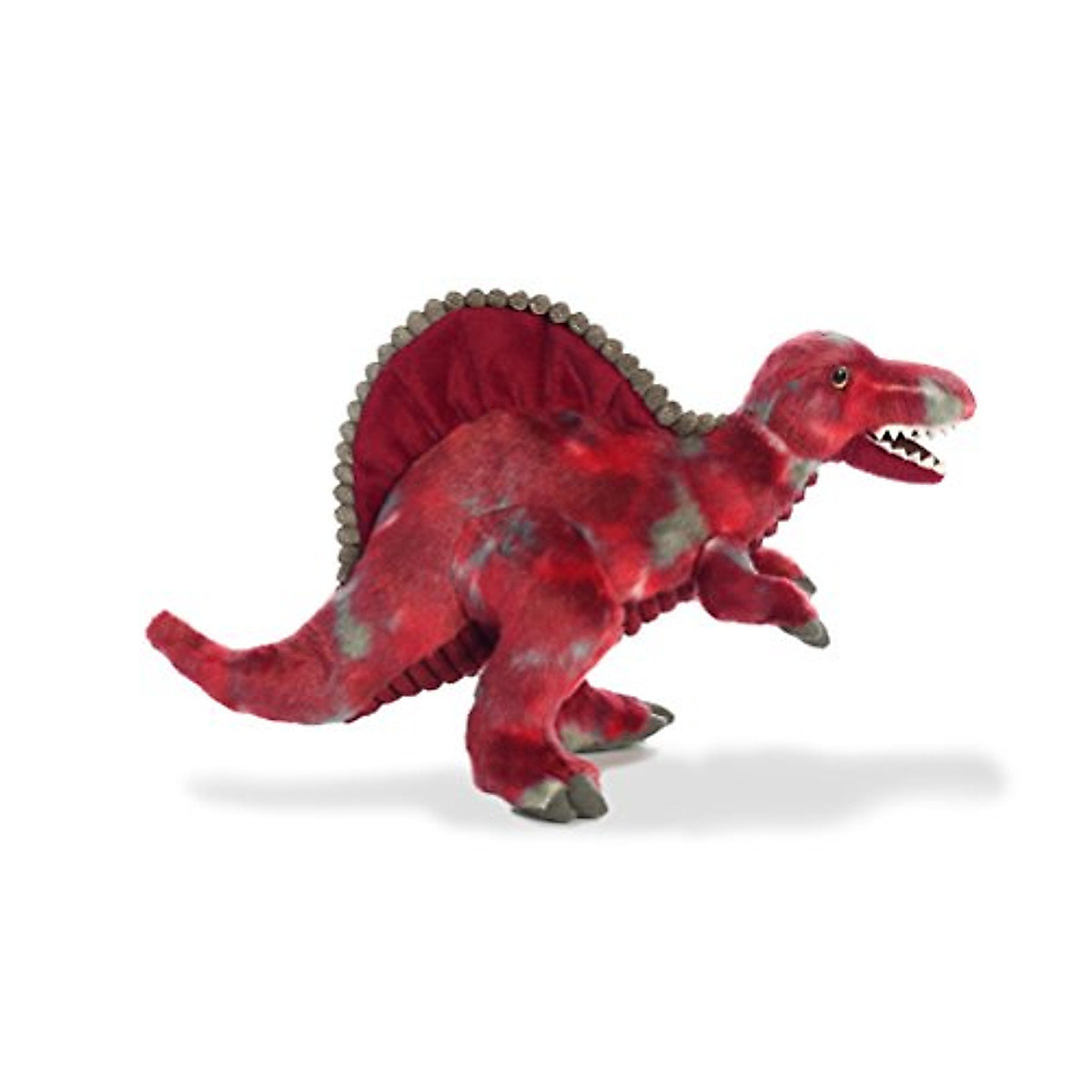 Aurora® Ferocious Dinos & Dragons Spinosaurus Stuffed Animal - Prehistoric Fun - Cuddly Companions - Red 17.5 Inches