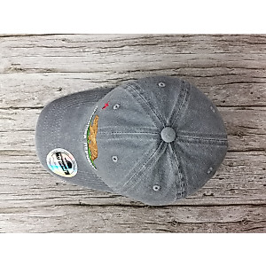 Hepandy California Bear Baseball Hat for Women Men Kids, Washed Dark Gray Cali State Flag Embroidery Snapback Hat Unisex Dad Hat Trucker Hats