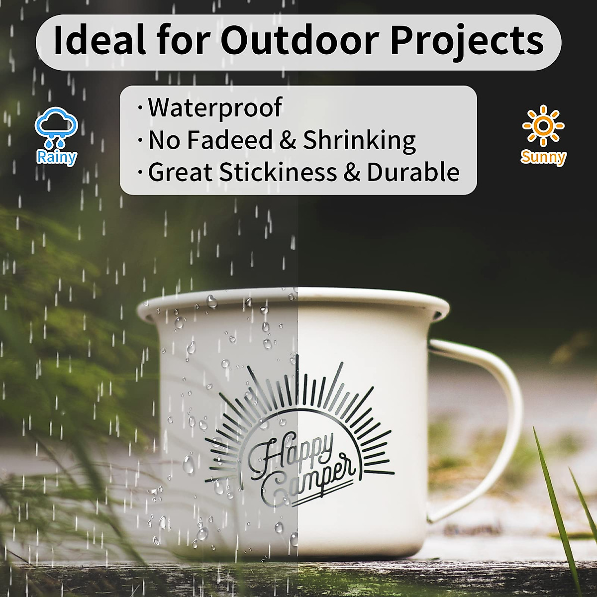 Glossy Black Permanent Vinyl for Cricut, Lya Vinyl Glossy Black 12" x 50Ft Permanent Adhesive Vinyl Roll for CRI-Cut, Silhouette Cameo, Vinyl Roll for Craft Cutter