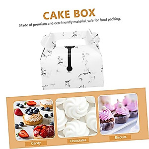Laundry Soap Dispenser s 10pcs Boxes Baking Box Mini Cake Boxes Kraft Paper Candy Treat Boxes Cake Holders Dessert Paper White Birthday Cake Sandwich Container