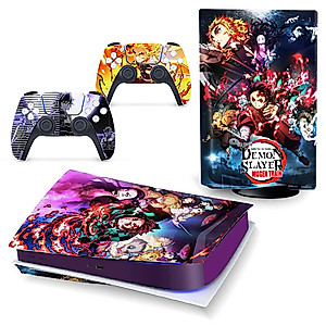 Stickers for Ps5 Controller Skin Disk Package, Suitable for Playstation 5 Shell Console and Controller, Durable, Scratch Resistant and Bubble Free B Style