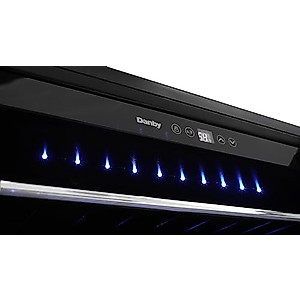 Danby DWC057A1BSS Built In Beverage Center, Single Zone Under Counter Wine Chiller In Stainless Steel - For Kitchen, Home Bar
