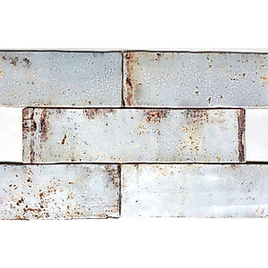3x12 Palermo Collection Aires Glazed Ceramic Tile Backsplash Decor Wall Bath (1sf, 4pcs)
