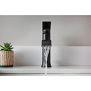 Moen FAUCET BATH GENTA MATTE BLK 1H 84760BL