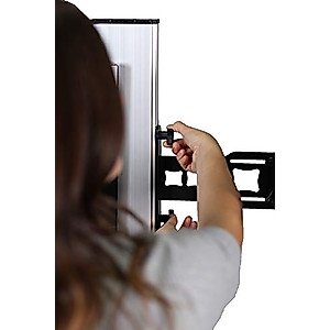 Victor DC450 Dual Monitor Electric Standing Desk, Black, 28 inch Wide Work Surface, Compatible with Any Standard Desk, Monitor Mount Included