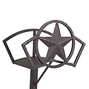 Liberty Garden Products 117-KD Star Hose Stand, Black