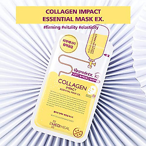 Mediheal 20 Combo Pack Facial Sheet Mask - N.M.F, Tea Tree, W.H.P, Collagen, Vita Lightbeam - Best Mask Sheet Combo Value Variety Pack - Hydrating Daily Skincare Sheet Face Sheet Mask