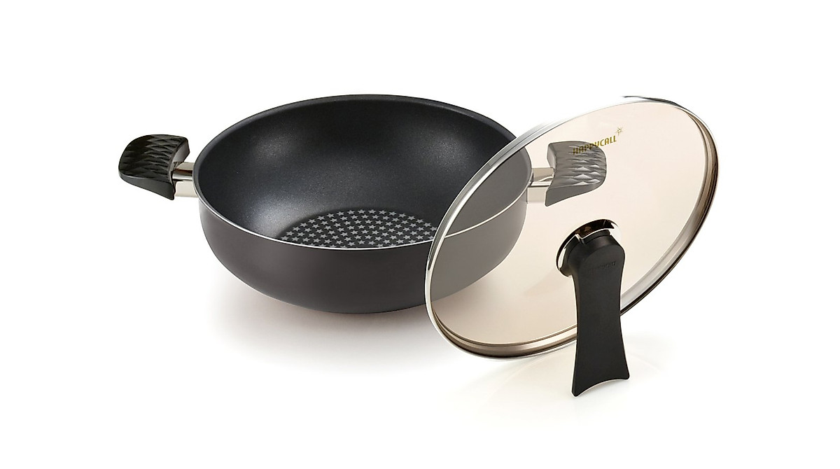 Happycall 13" Diamond Nonstick Party Wok - Easy Cooking