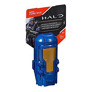 Mega Construx Halo Metallic Blue Cryotube