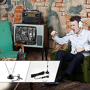 AccEncyc 4 PCS UHF/VHF/FM Antenna Balun Transformer-Converting 75 Ohm to 300 Ohm Coax Adapter Converter with Female Jack for TV and Radio