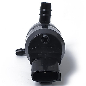 AUCELI Windshield Washer Pump, Car Front Windshield Washer Fluid Pump with Grommet, Auto Water Jet Motor, Compatible with Many Vehicle Models, Replaces OEM 85330-06030 85315-02030