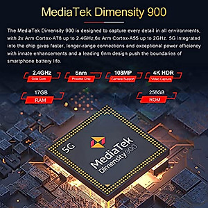 CONQUEST 5G Rugged Smartphone, S23 Unlocked Cell Phone with PTT Button, Android 12, 6.58'' Screen, 12GB+256GB, 10000mAh Battery, 108MP Main Cam, Dual SIM, NFC (Red-DMR)