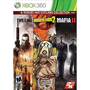 Rogues and Outlaws Collection Spec Ops: the Line, Borderlands 2, and Mafia II X Box 360 Pre-Owned