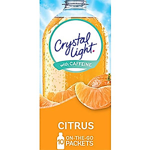 Crystal Light Sugar-Free Energy Citrus On-The-Go Powdered Drink Mix 10 Count