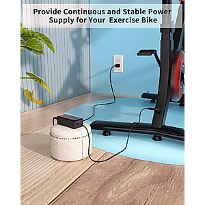 VHBW Compatible with Peloton Power Cord Replacement for Peloton Bike Power Cord Replacement Charger Cord 12V 4.17A Exercise Bike Model: PLTN-RB1VO PLTN-RB1V1 PLTN-RB1VQ (NOT for Bike Plus)